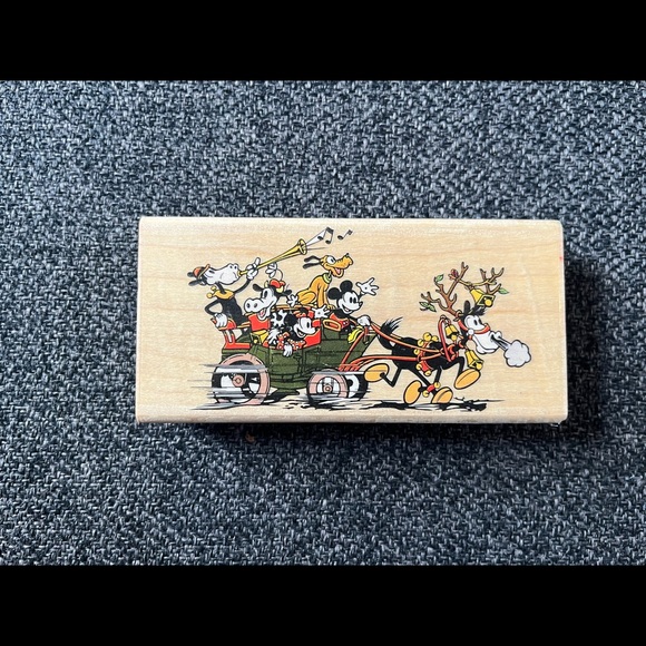 Disney | Design | Disney Christmas 933 Rubber Stampede Stamp | Poshmark
